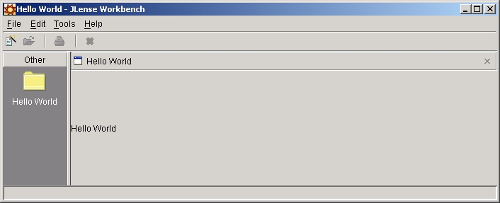 JLense Application Framework - Home